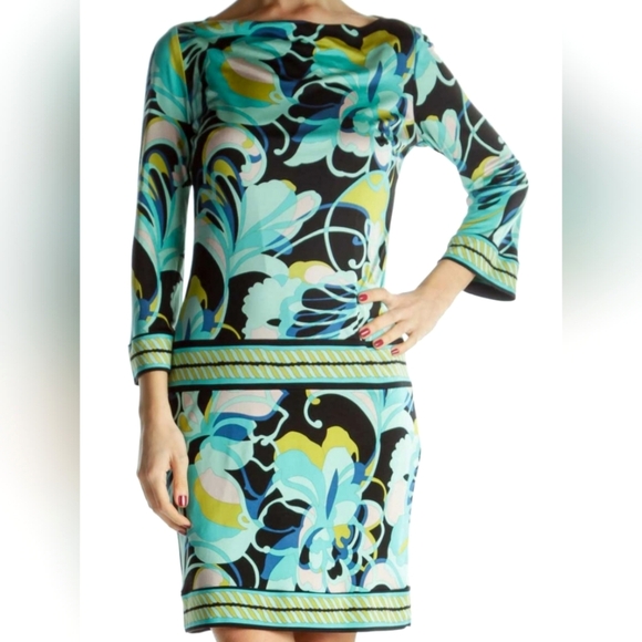 Trina Turk | Dresses | New Trina Turk Floral Art Print Dress ...